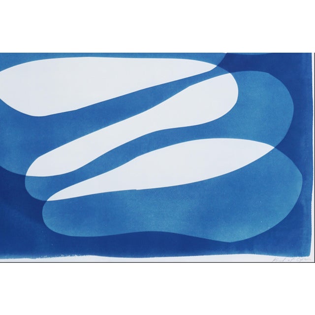 2025, Better Together, Post Minimalist Cyanotype Monotype Diptych ...