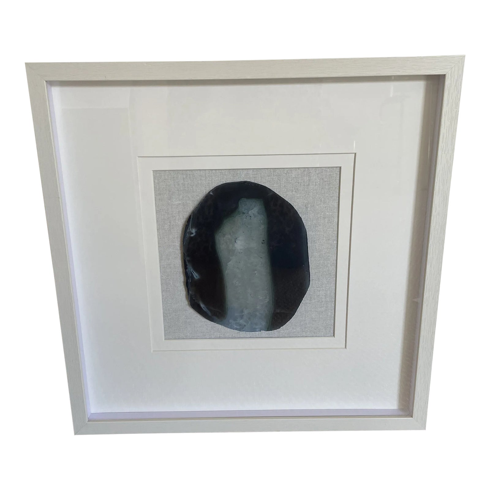 Bedford Brown Agate Shadow Box | Chairish