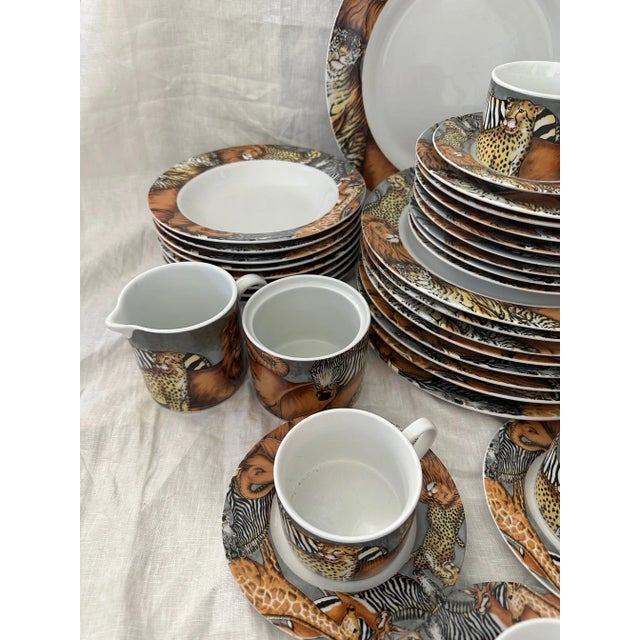 Safari Dinnerware Set- 43 Pieces | Chairish