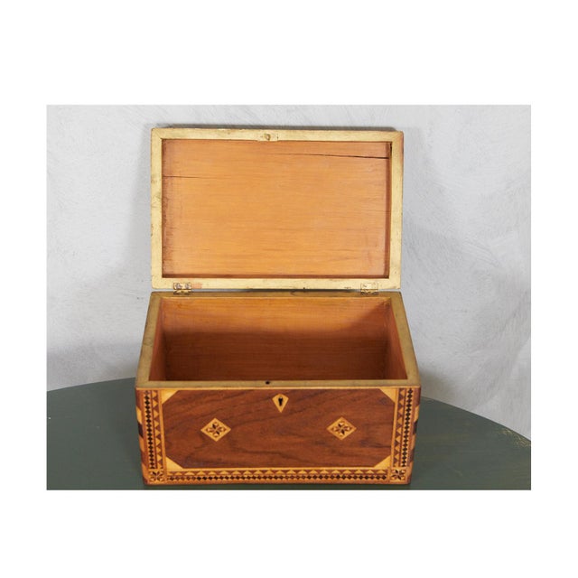Early 20th C. American Inlaid Box | Chairish