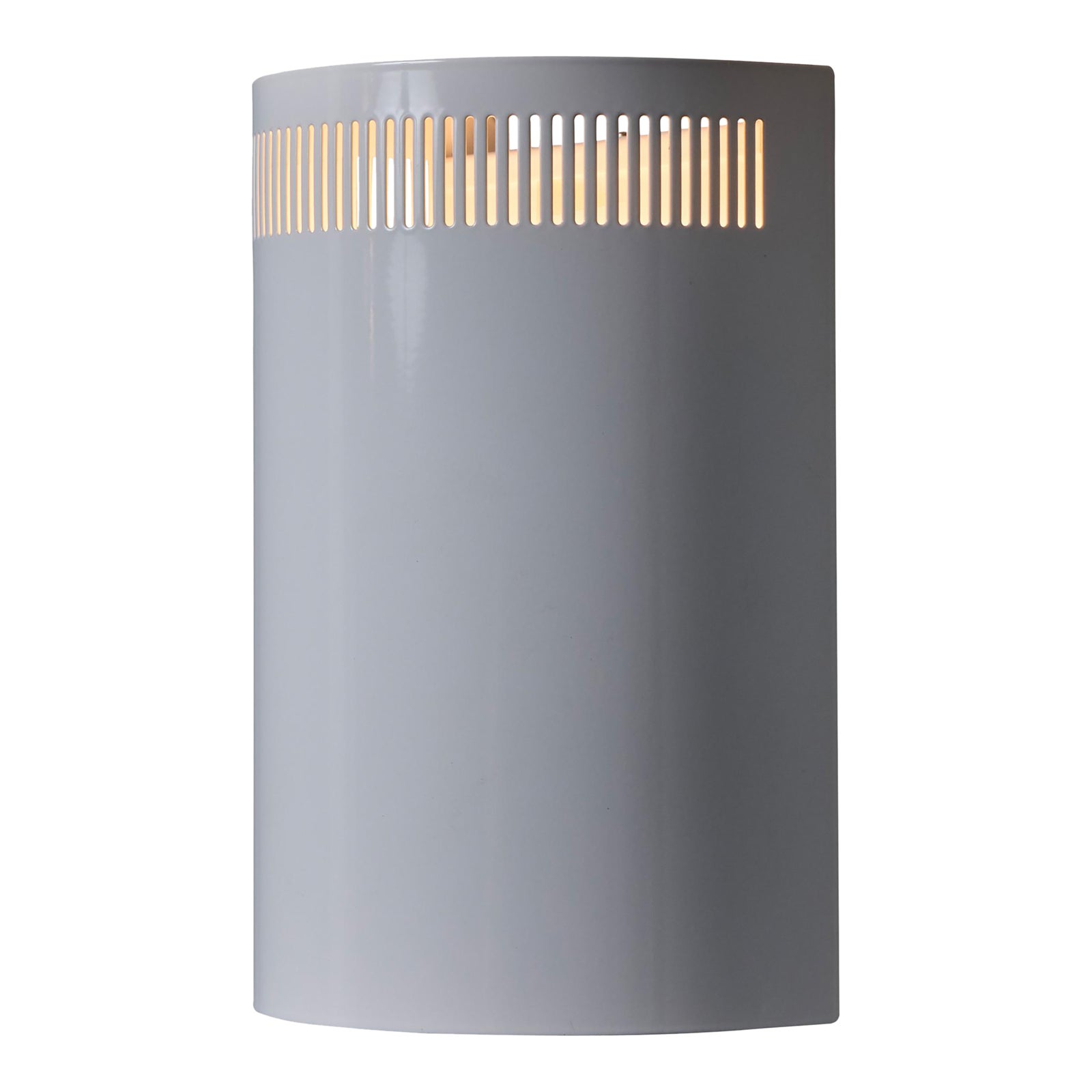 1960s Model #5390 White Perforated Metal Wall Lights for Orno Finland ...
