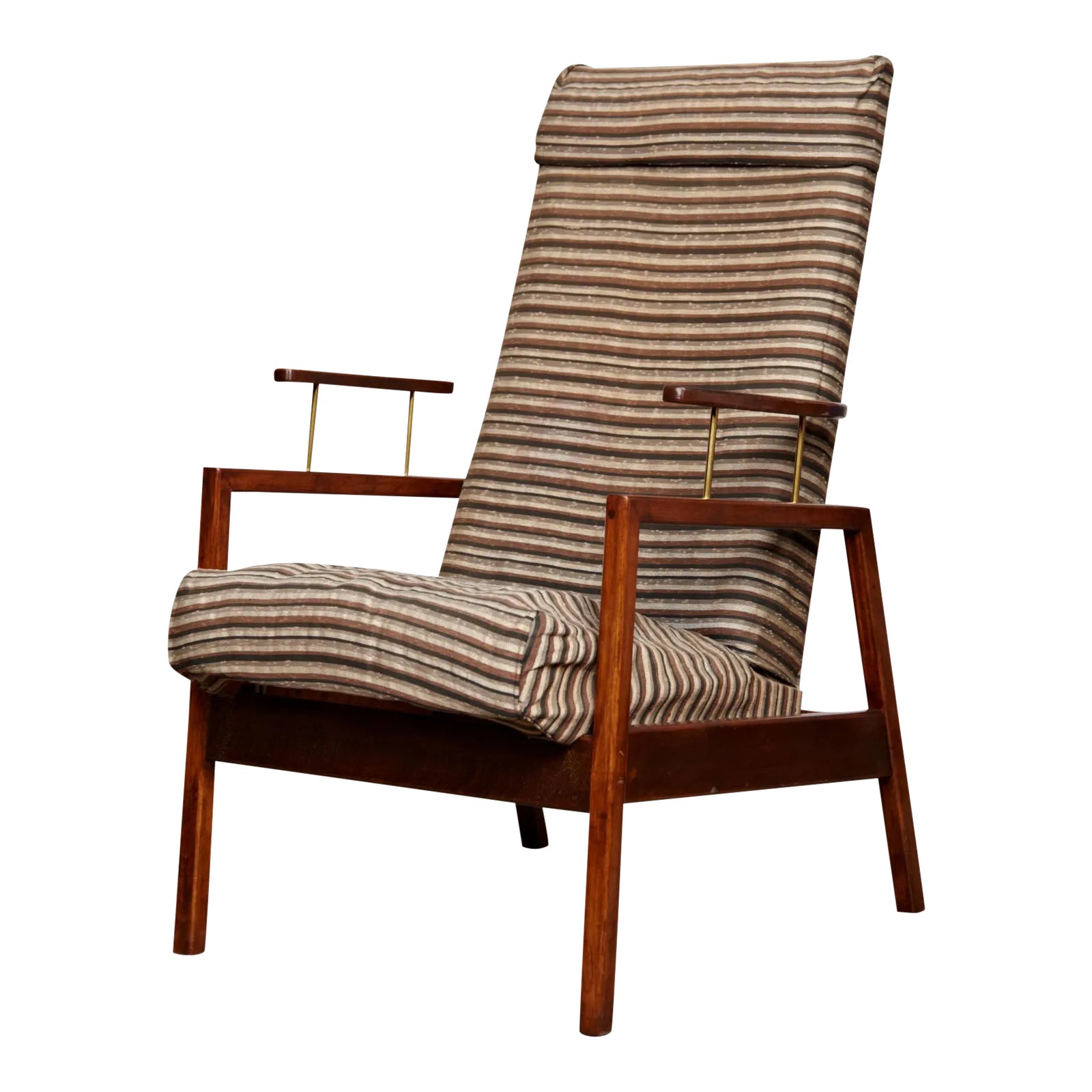 Vintage Mid-Century Hi-Back American Chair | Chairish