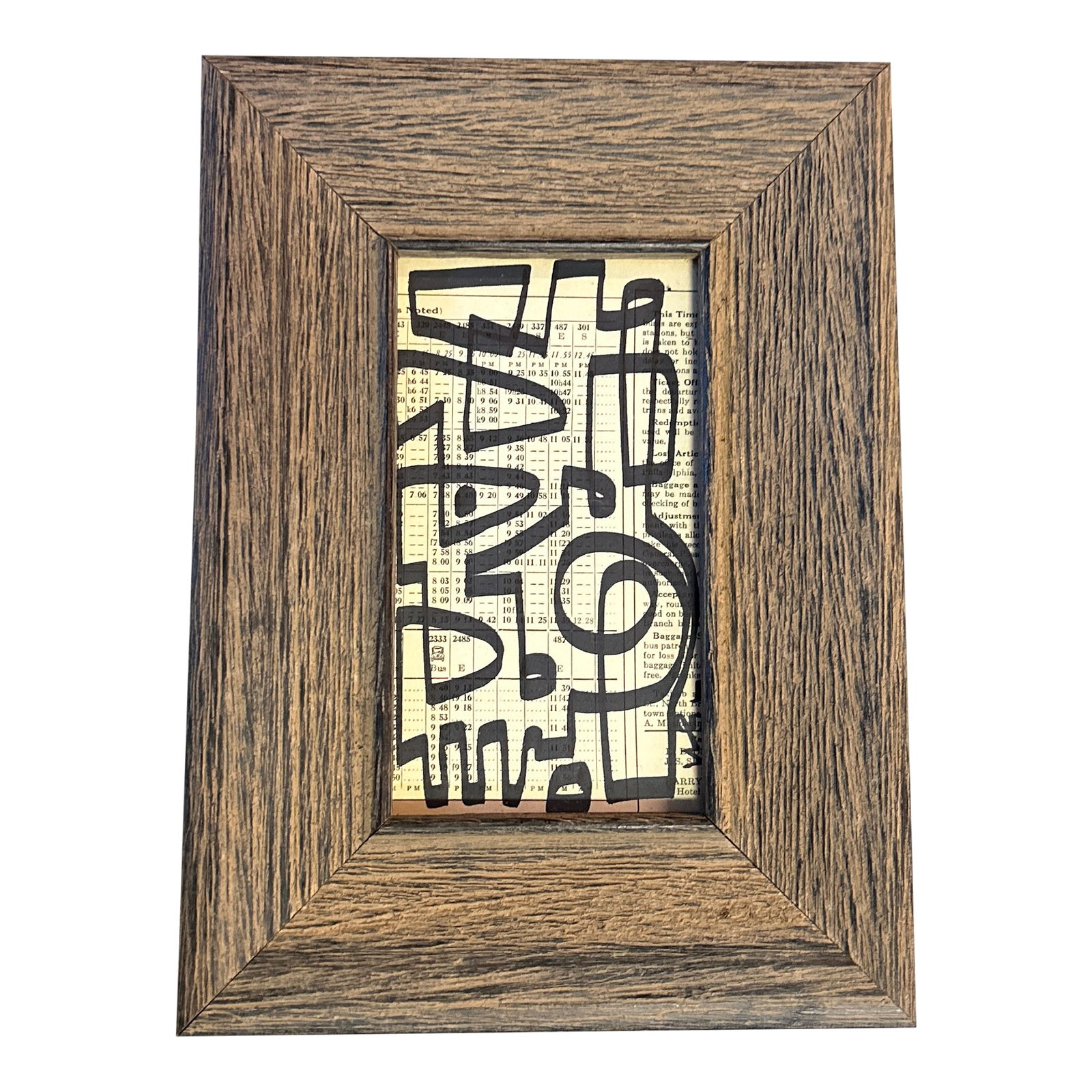 Contemporary Original Wayne Cunningham Abstract Marker Drawing | Chairish