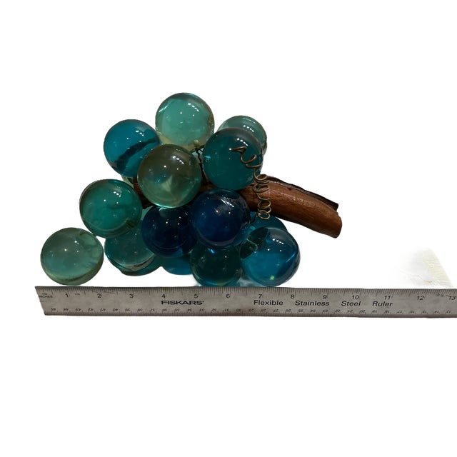 1960s Mid-Century Modern Granoby Bunch of Blue Lucite Grapes on ...