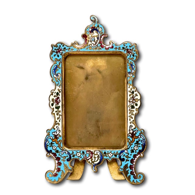 Beautiful Antique French Rococo Champleve ( Enamel ) Bronze Free ...