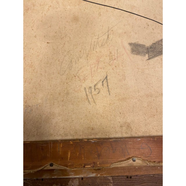 Don Bloom Market Scene 1957 | Chairish