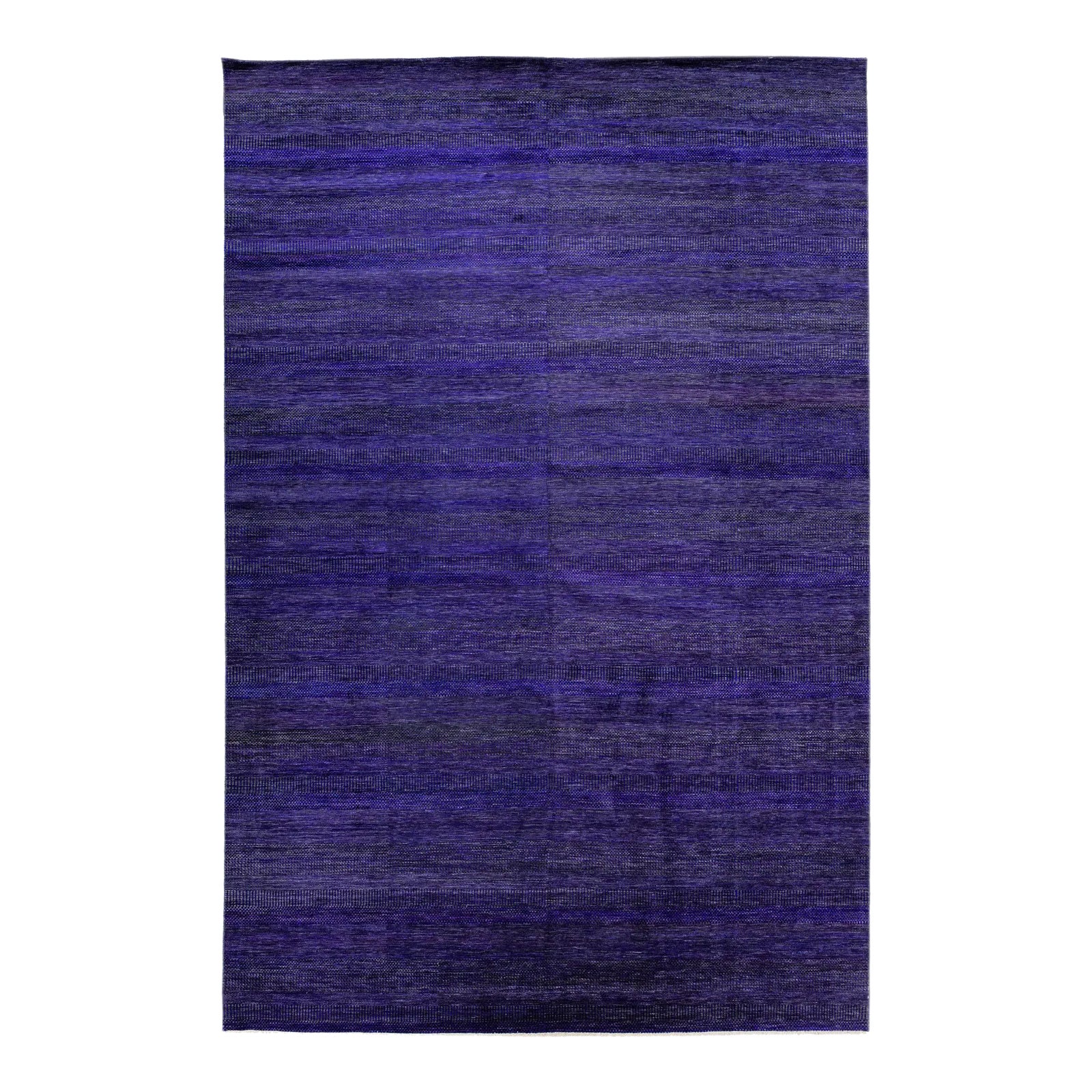 Modern Savannah Purple Handmade Oversize Wool Rug | Chairish