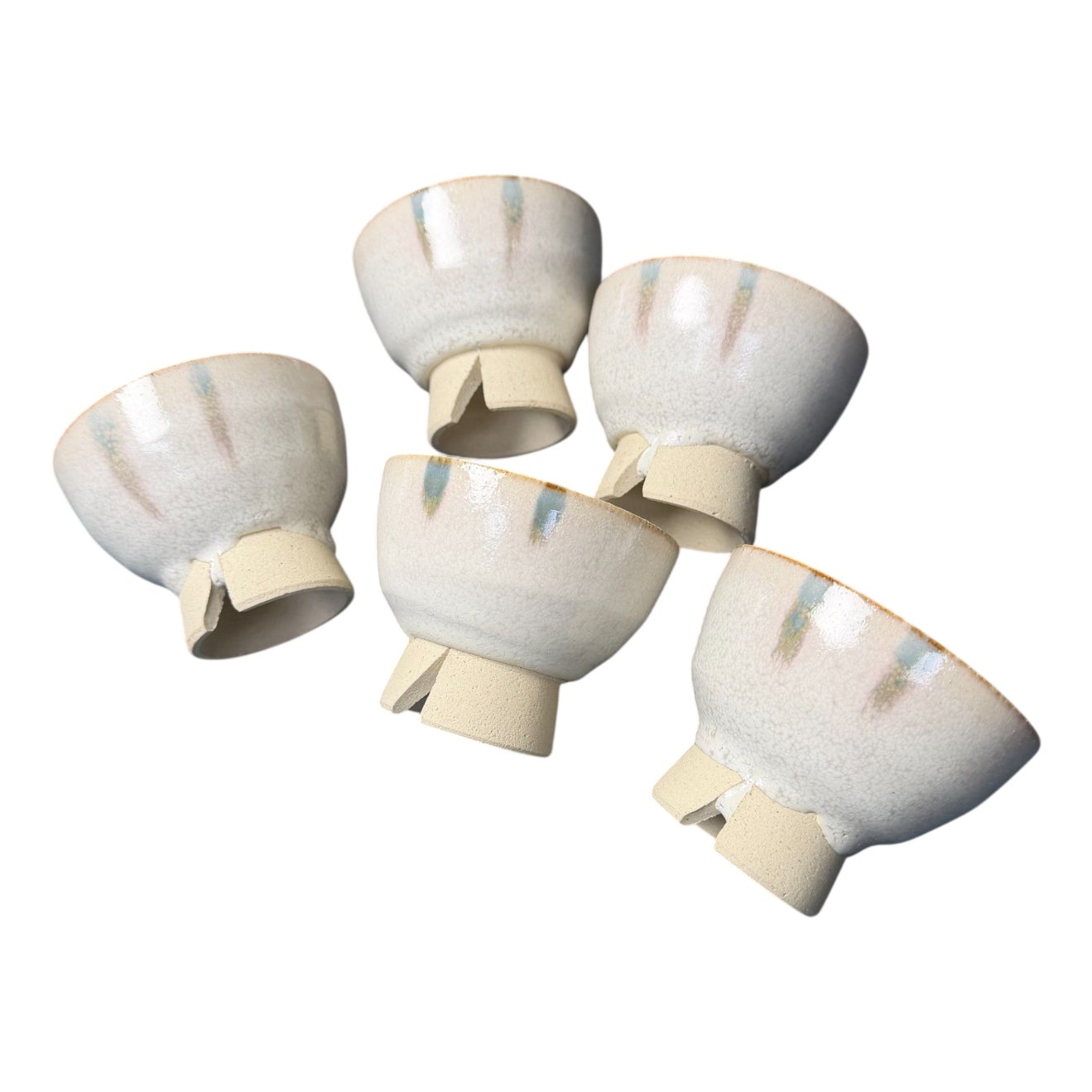Japanese Kumidashi Tea Cups with Tomobako, 1970s, Set of 5 | Chairish