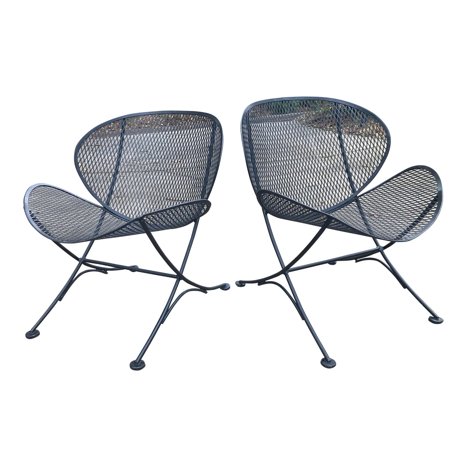 Tempestini Clam Shell Chairs, Attributed - Set of 2 | Chairish