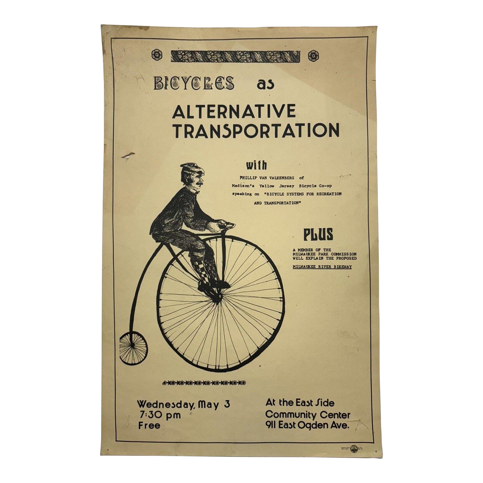 Original Bicycles as Alt Transportation Phillip Van Valkenberg ...