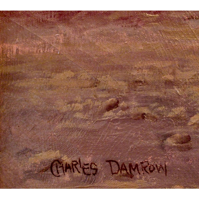 Charles Damrow Western Scene, c.1960 | Chairish
