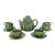 Bordallo Pinheiro Green Cabbage Tea Set- 11 Pieces | Chairish