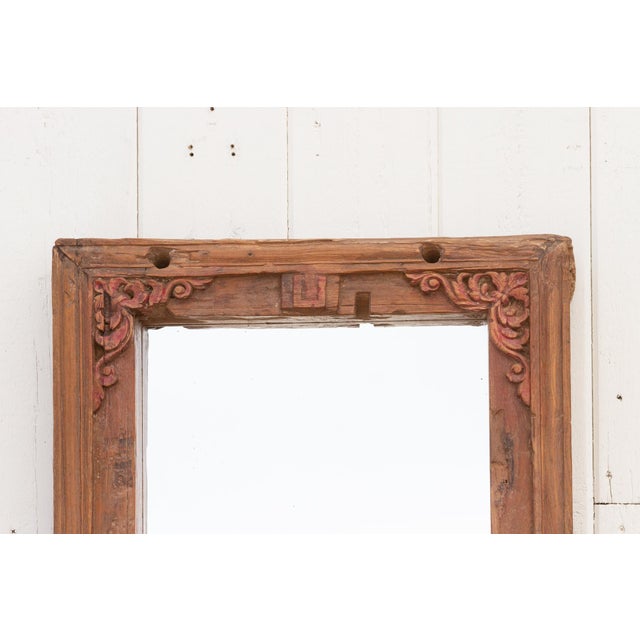 Antique Carved Indo-French Mirror | Chairish