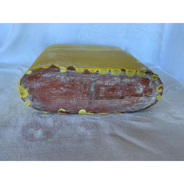 1960s Gertrud and Otto Natzler Raku Pottery Vase and Dish Set- 2 Pieces ...