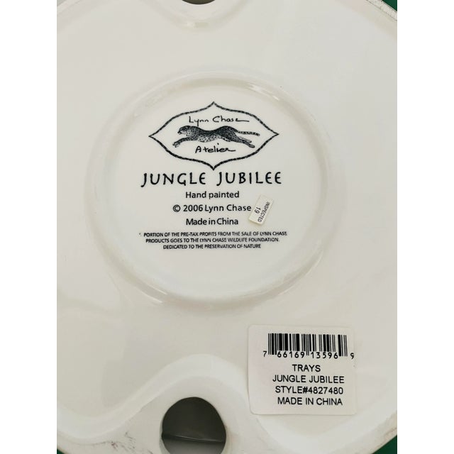 Lynn Chase Jungle Jubilee Leopard Serving Tray-2006 | Chairish
