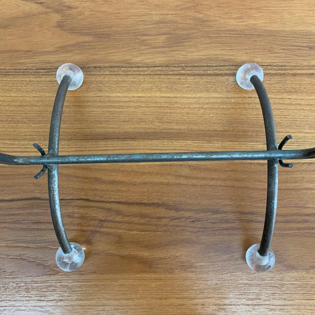 1990s Post Modern Metal Frame Holder | Chairish
