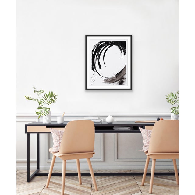 Christopher Rico, Lotan Ii - Contemporary Abstract Black and White Ink ...