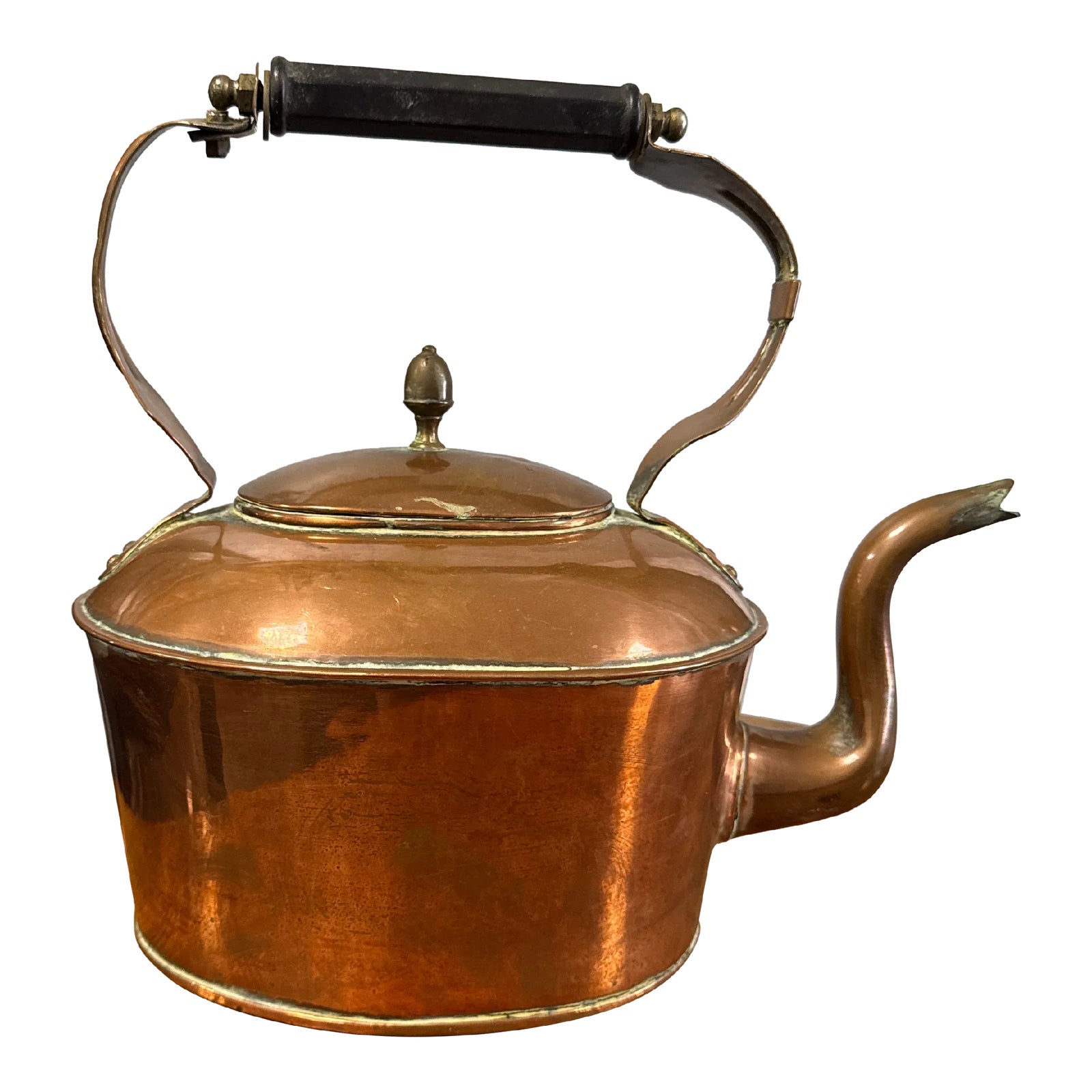 Antique English Copper Kettle | Chairish
