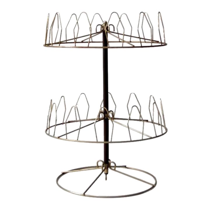 Mid Century Shoe Tree Rack Display | Chairish