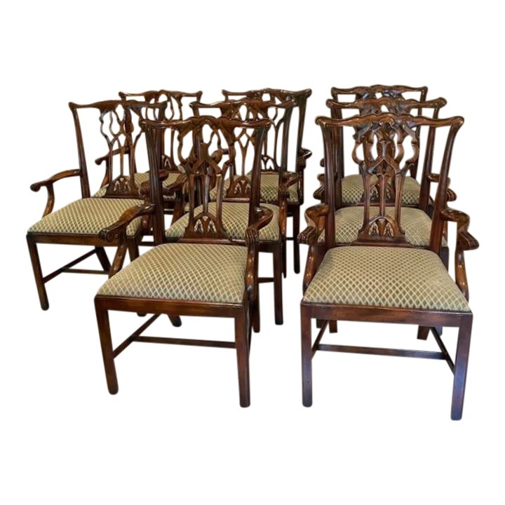 Set of 8 Arm Chairs From Theodore Alexander Althorp Living Collection ...