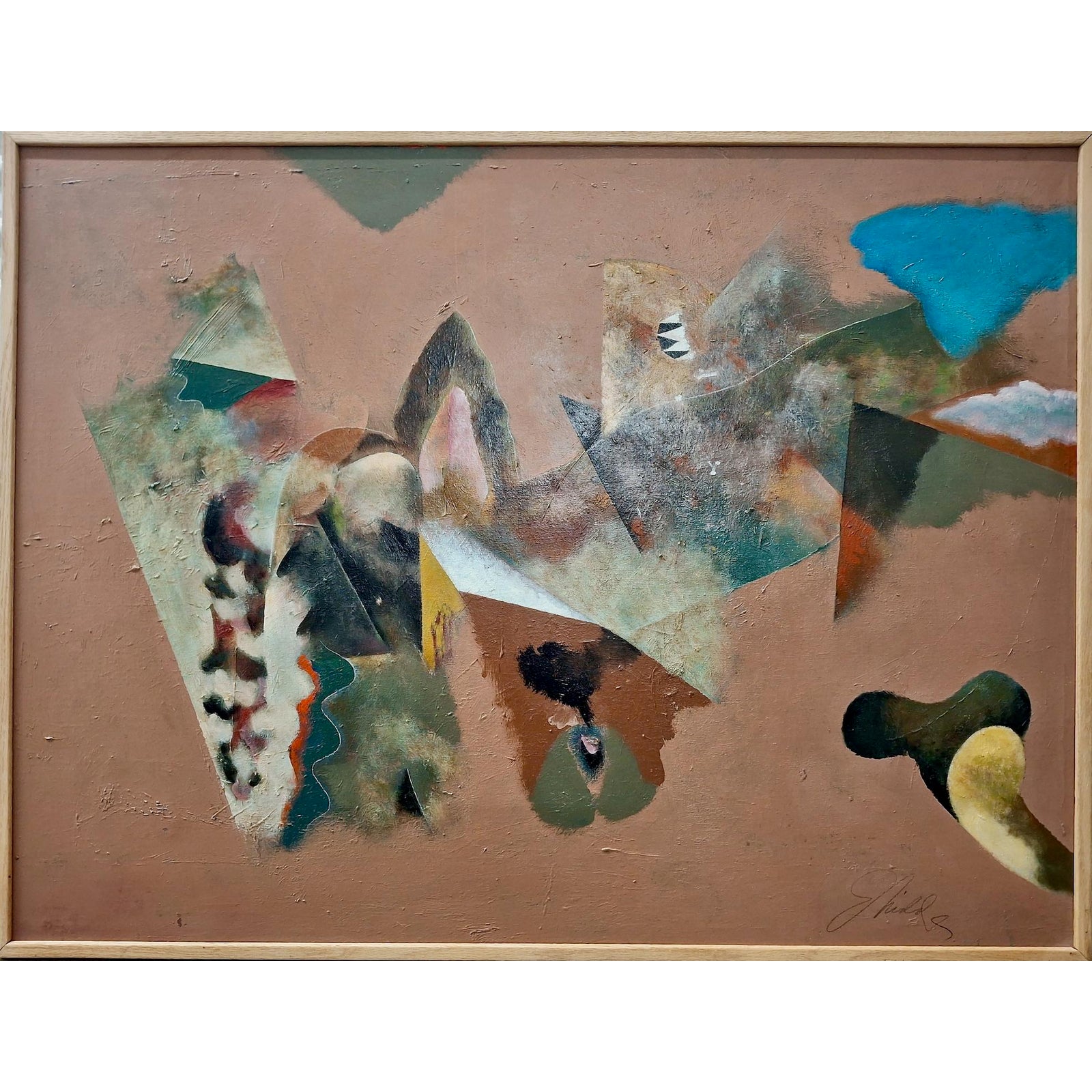 Abstract of "Forces" Painting by William Shields | Chairish