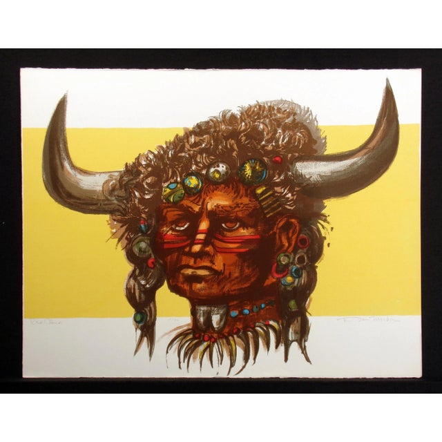 Dean Meeker "Red Cloud" Hand Signed & Numbered Lithograph Art Print ...