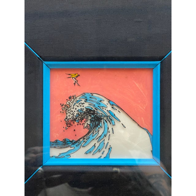 1960s Peter Max the Wave Mixed Media Larry T. Clemons Collection ...