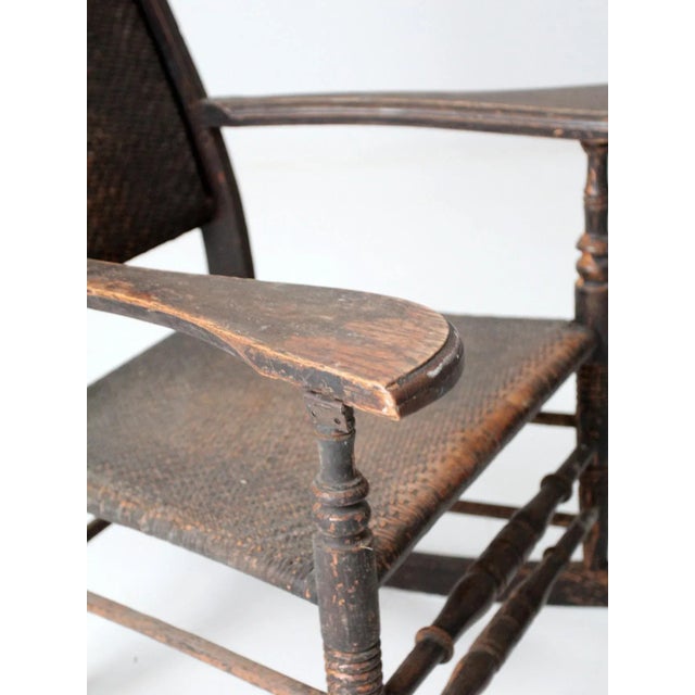 Antique American Rustic Rocking Chair | Chairish