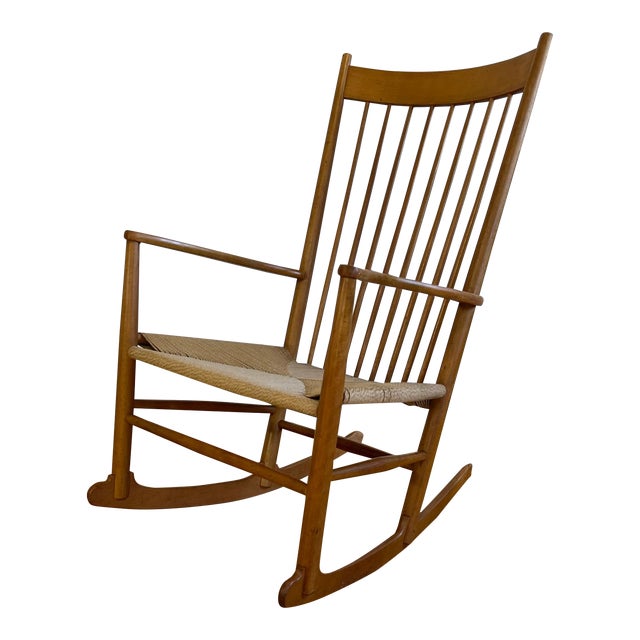Danish Mid-Century Modern Rocker Model J16 by Hans Wegner in Beech ...