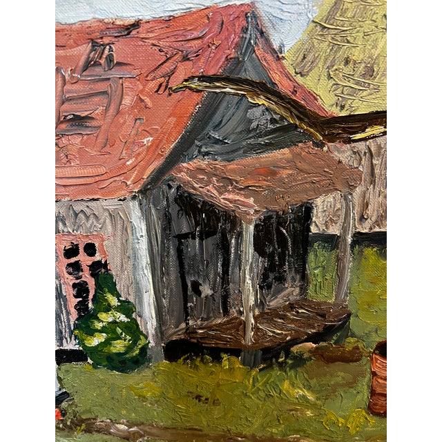 Early 20th Century Landscape Oil Painting on Canvas by Donald May of ...