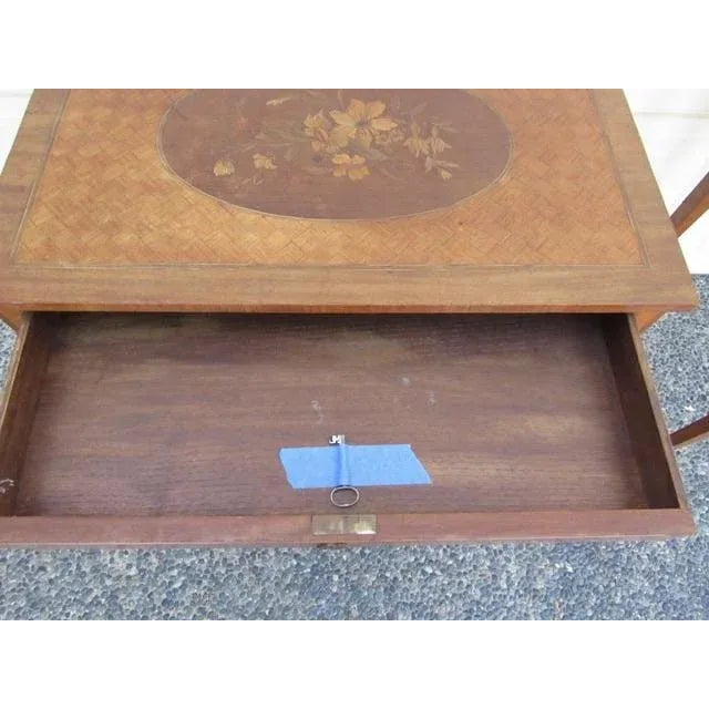 Pair of Antique French Inlaid Tables | Chairish