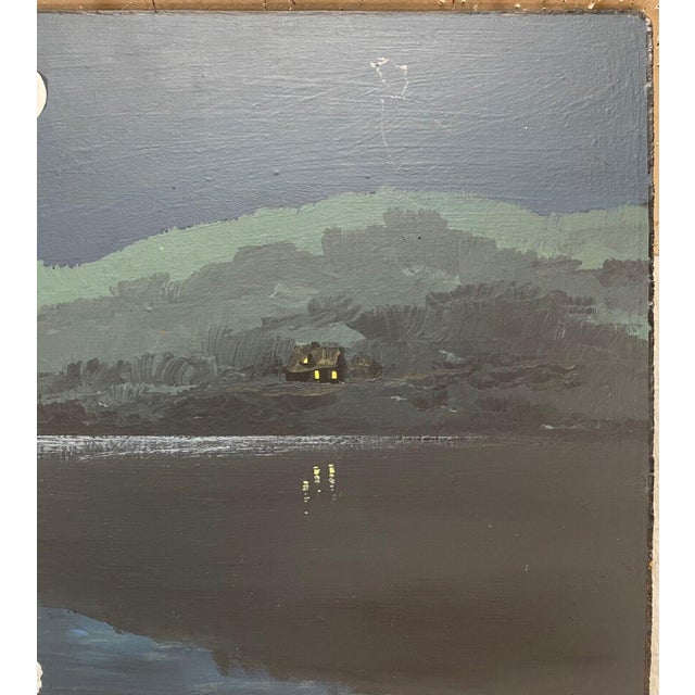 Rare Original Malcolm Wells Upper Mill 'pond Moon' Brewster Cape Cod ...