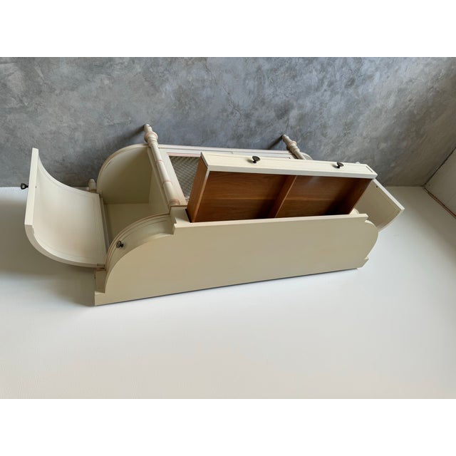 Hollywood Regency French - Style Faux Bamboo Details and Wire Doors ...