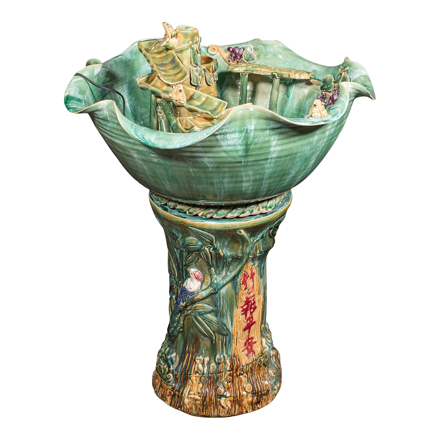 1980's Large Vintage Indoor Water Feature | Chairish