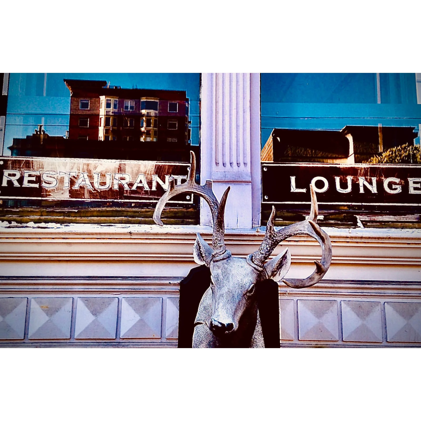 Contemporary City Scene Architectural Photograph | Chairish