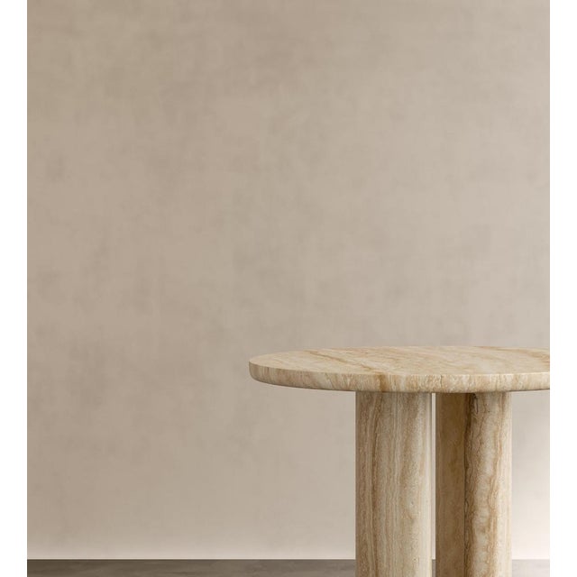 Roman Dining Table I in Classico Alabastrino Travertine by Paloma ...