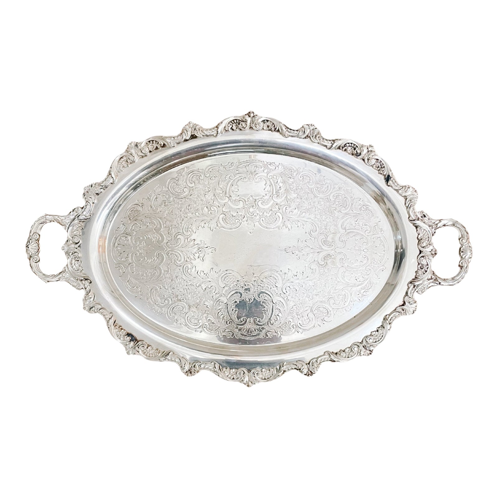 Early 20th Century Poole Silver Co. Old English Victorian Style Serving ...