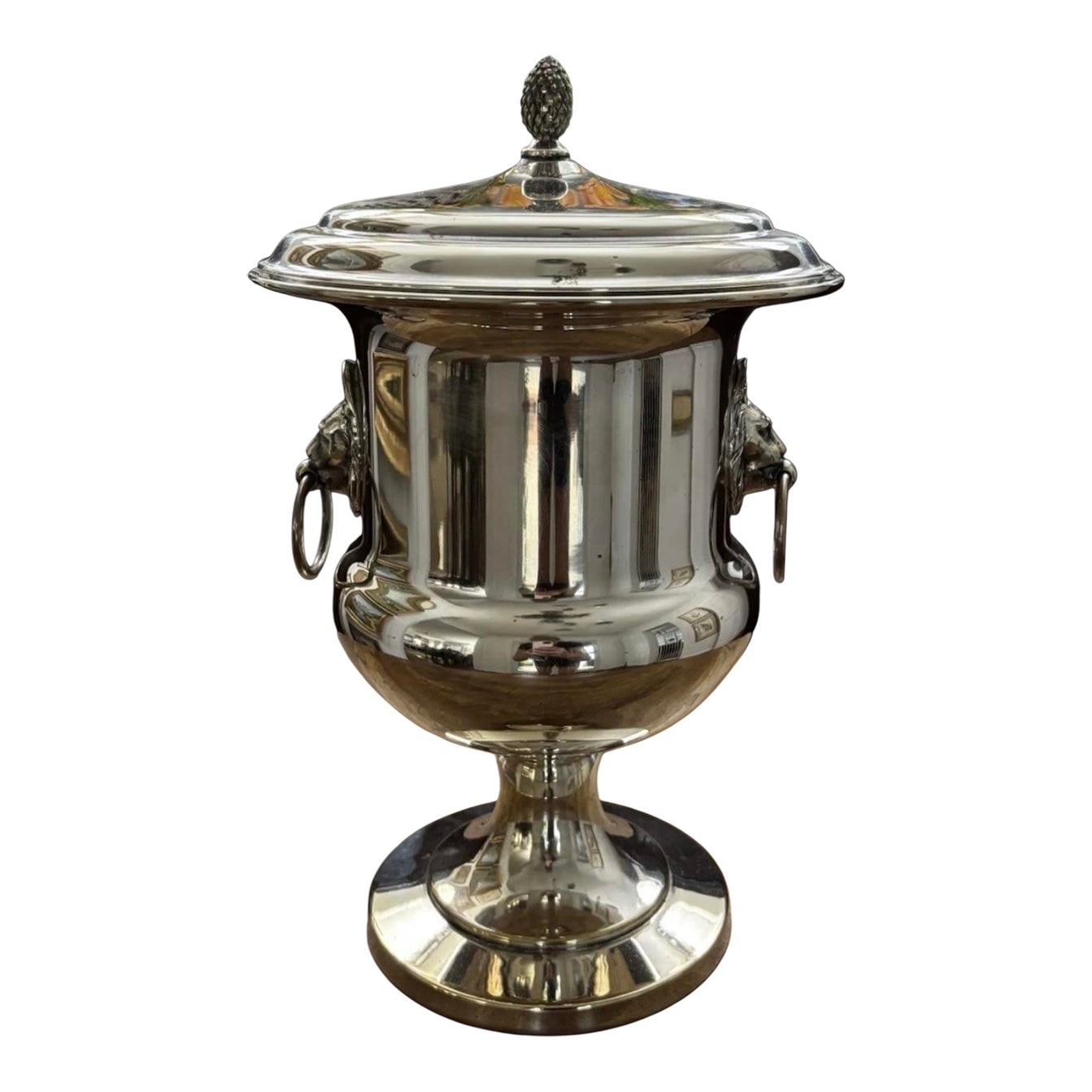 Early Twentieth Century Entity Classic Silver Plated Footed Champagne ...