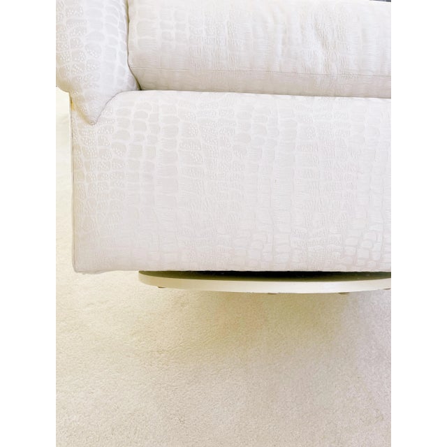 1990s Interior Crafts Chicago Swivel Club Chairs - a Pair | Chairish