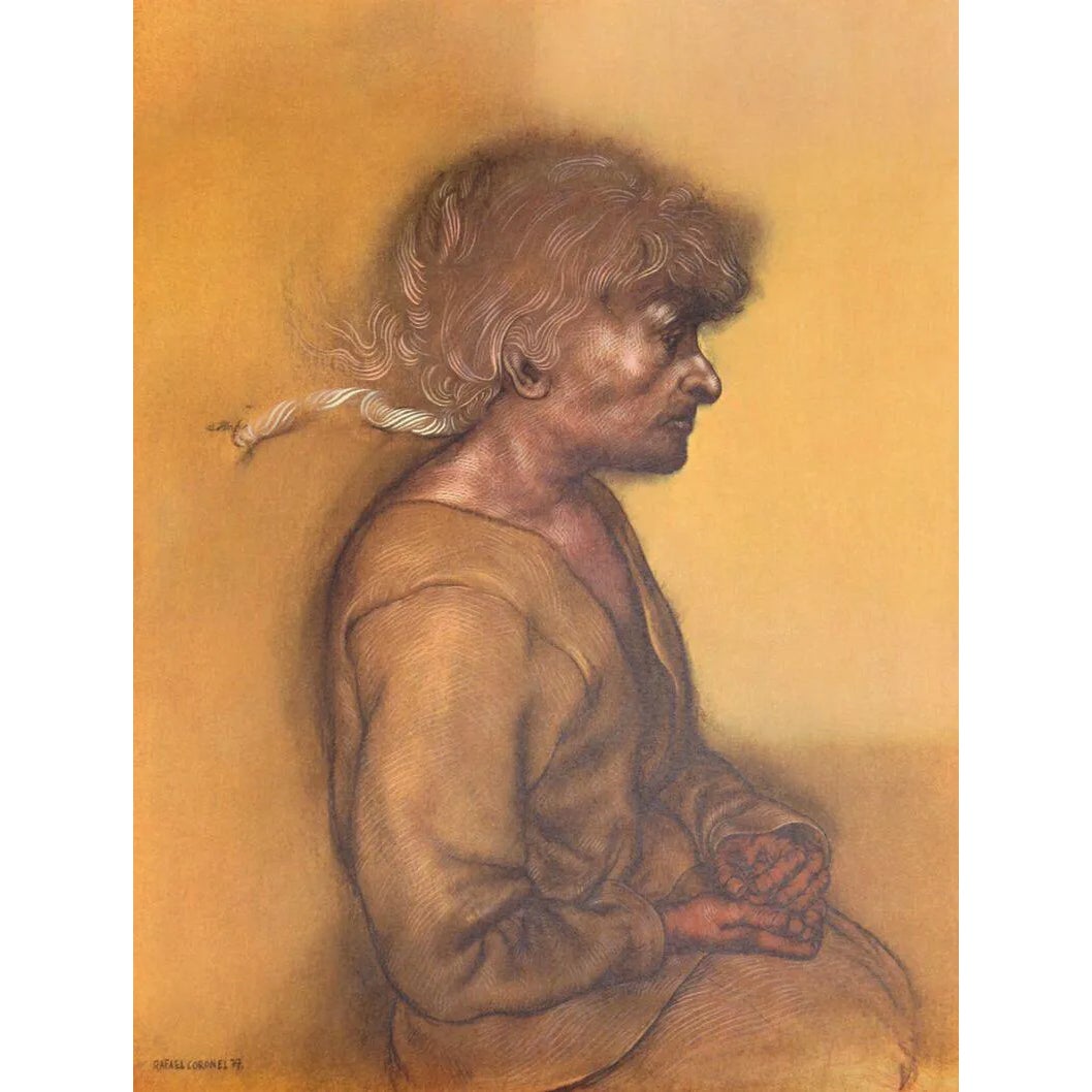 Rafael Coronel "Portrait Ii" Offset Lithograph | Chairish