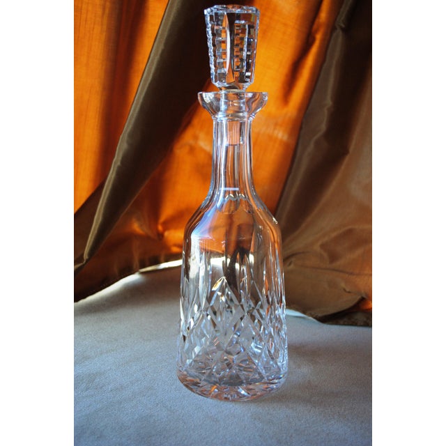 Vintage Lismore Waterford Crystal 13 14 Wine Decanter Cut Stopper Signed Chairish