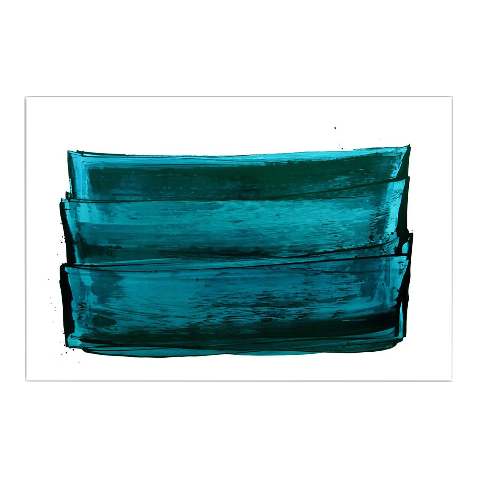 Contemporary Abstract Acrylic on Wood Board Painting "Spring Light ...