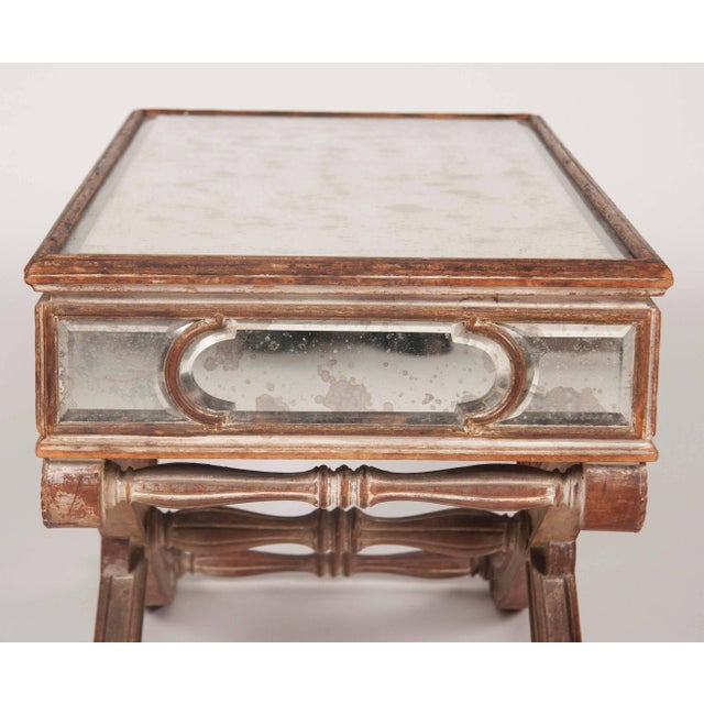 Mid-Century Modern Hollywood Regency Mirror Coffee or Side Table | Chairish