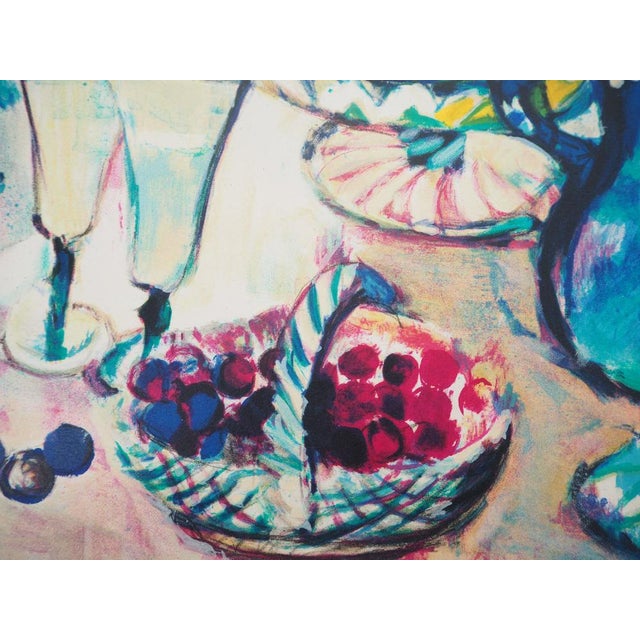 Imai Sachiko, La table garnie, Lithograph | Chairish