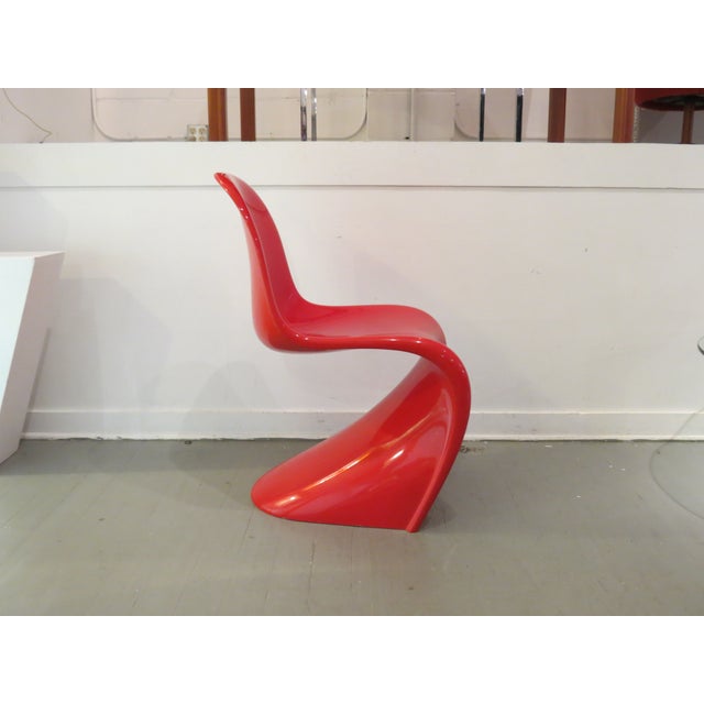Vintage Panton Classic Chair With Glossy Finish | Chairish