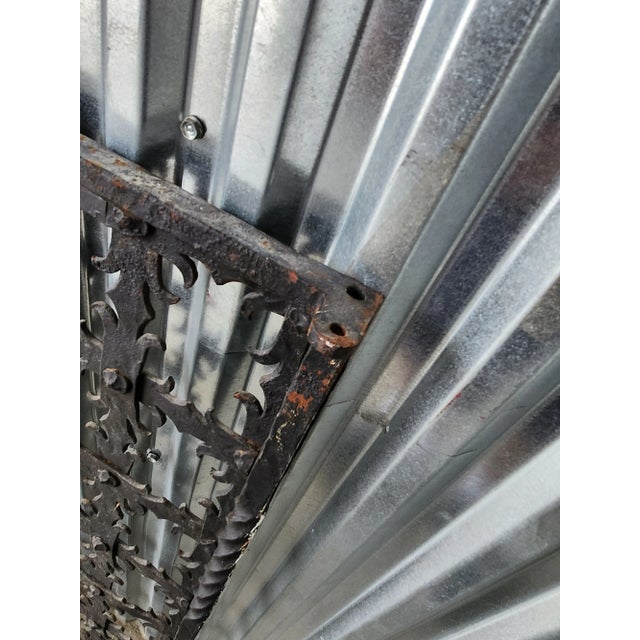 19th Century Antique Wrought Iron Window Shutters | Chairish