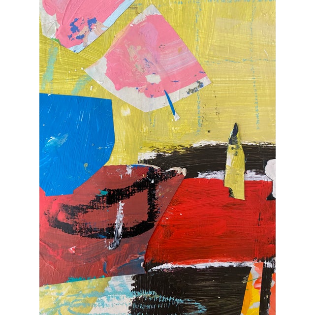 Sarah Trundle, Abstract Still Life Mixed Media Collage, "Creature Comforts" | Chairish