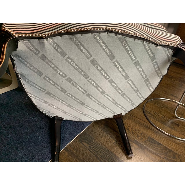 Roche Bobois Les Provenciales Striped Bergere Ivana Armchair by Jean ...