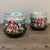 Pair 19th Century French Faience Barbotine Jardinieres ~ Cachet Pots ...