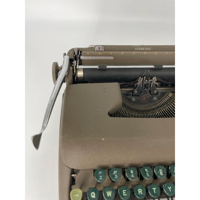 Smith-Corona Sterling Typewriter With Case | Chairish